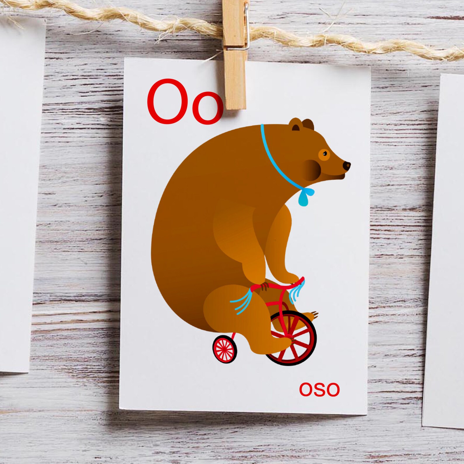 Spanish ABC Card Set - Etsy