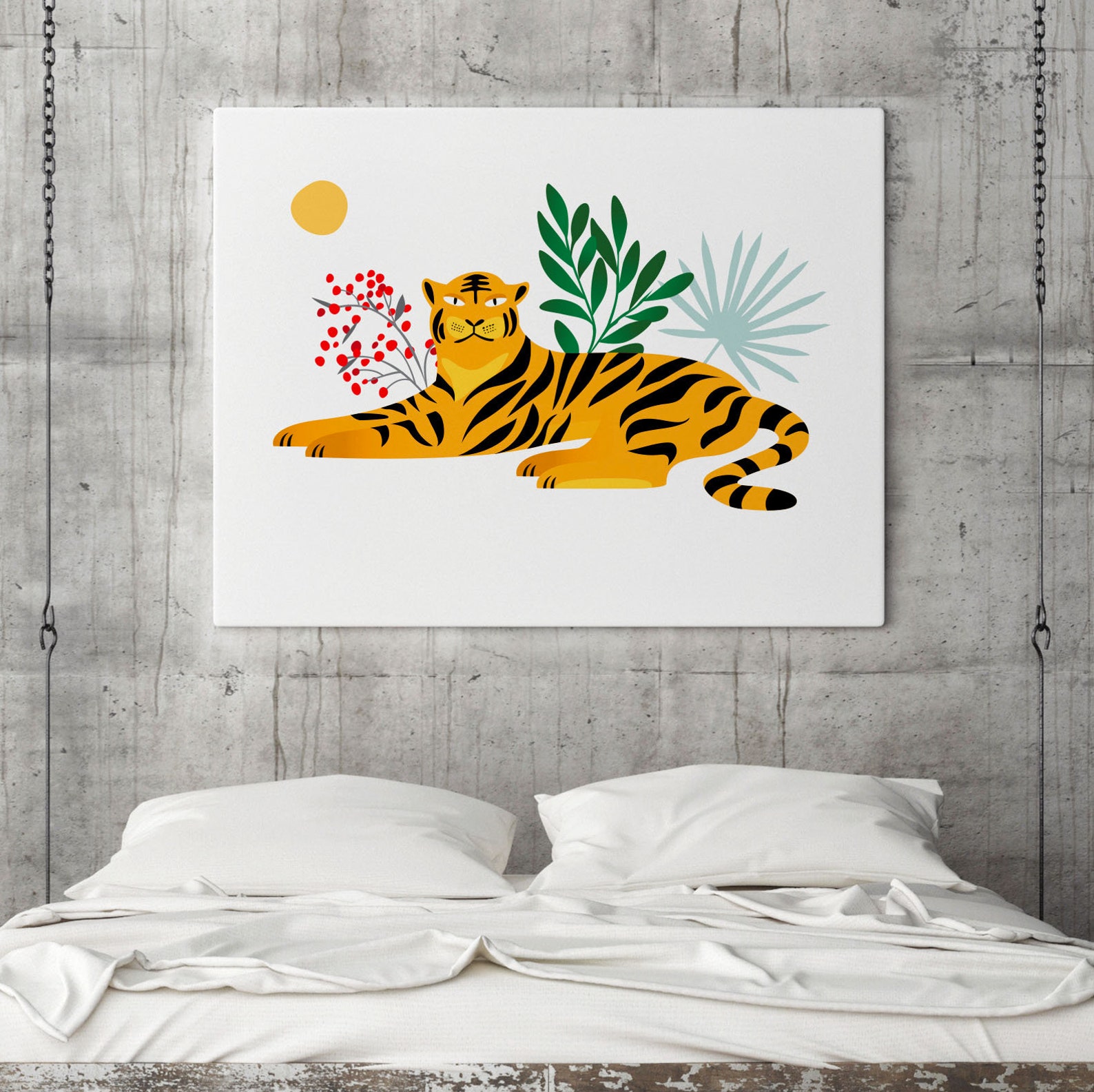 Tiger Art Print | Etsy