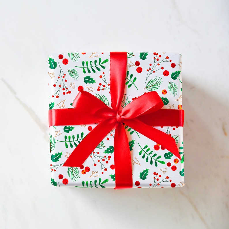 Printable Christmas Wrapping Paper - Etsy