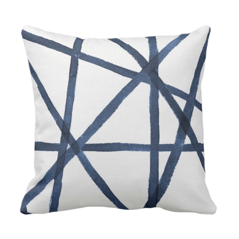 Navy Throw Pillow - Etsy