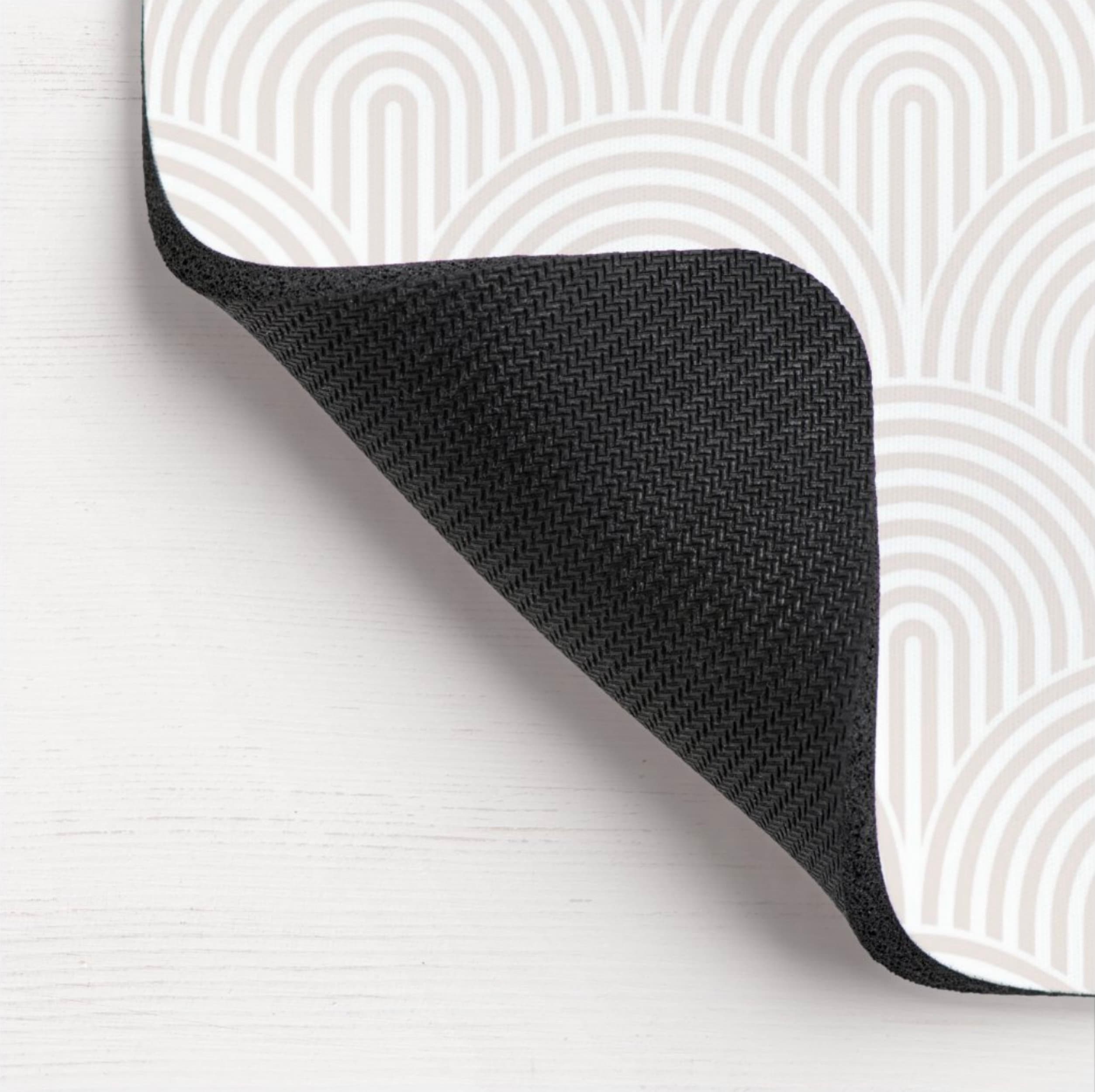 Minimal Mouse Pad/mousepad White & Off-white Modern Geometric - Etsy