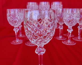Lead Crystal Water Glass 24 Percent Lead Crystal Set of - Etsy