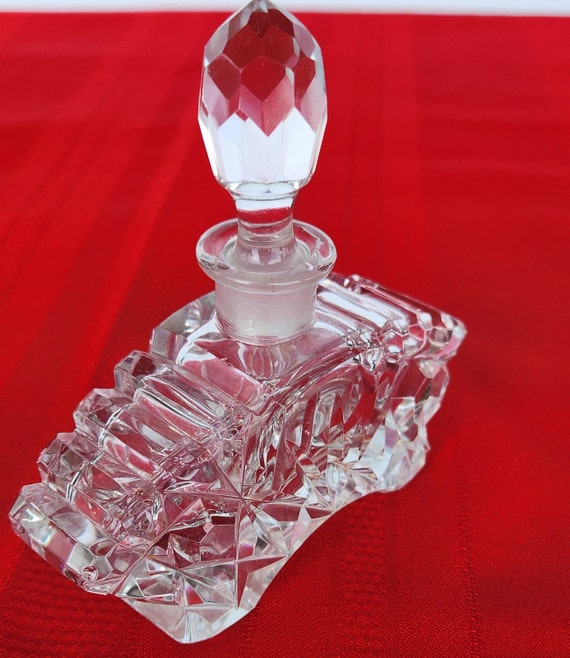 Vintage Crystal Perfume Bottle, Crystal Cologne Bott… - Gem