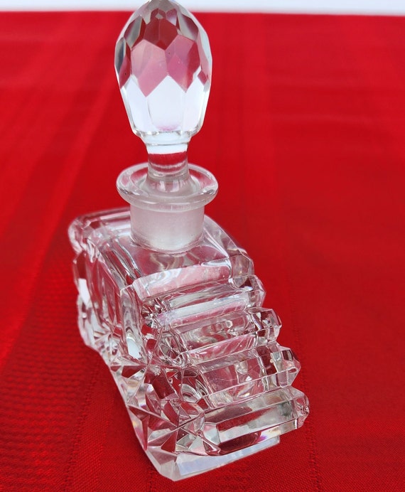Vintage Crystal Perfume Bottle, Crystal Cologne Bott… - Gem