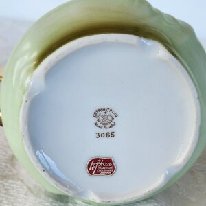 Vintage Lefton China Heritage Roses Green Coffee Pot, Fine Porcelain ...