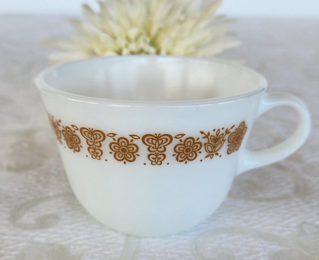 Vintage Pyrex Coffee Mug, Pyrex Opal Ware Coffee Mug, Vintage Pyrex ...