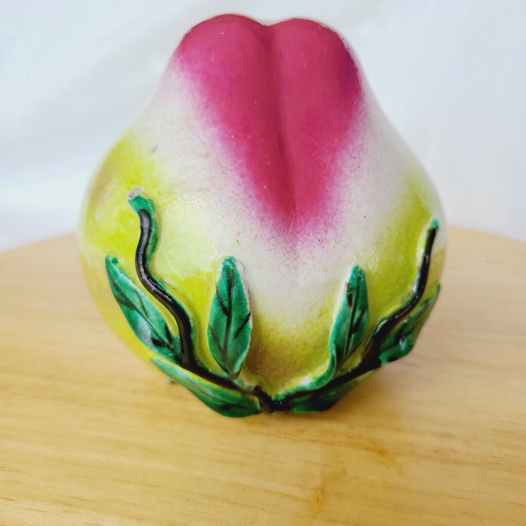 Antique Chinese Ceramic Peach Altar/temple Fruit, Chinese Fruit ...