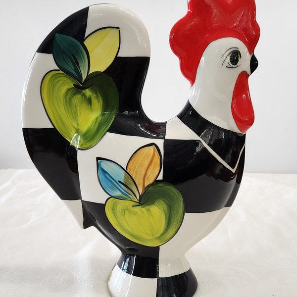 Hand Painted Rooster - Etsy