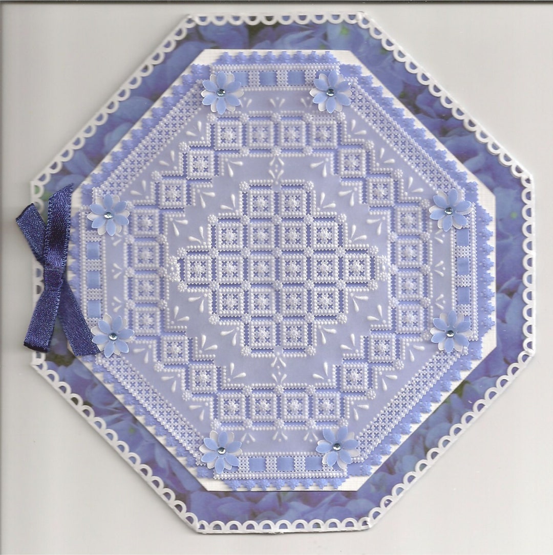 PP11 Octagonal Card single Pattern - Etsy