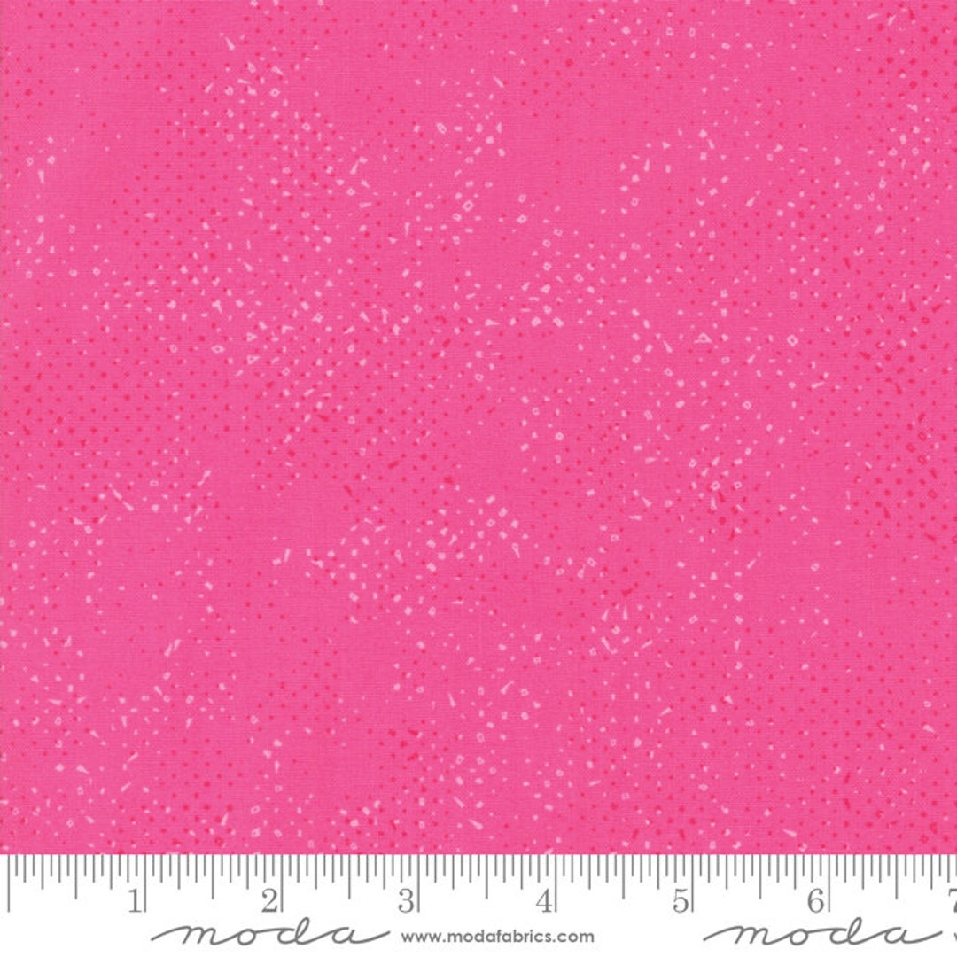Moda just Red Spotted in Hot Pink 1660 98 by Zen Chic Sold by the YARD ...