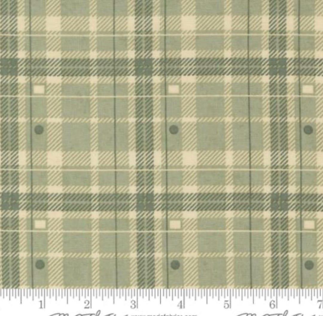 Moda ACORN HOLLOW - Plaid in Sage (30764 20) - by Basic Grey - Sold by ...