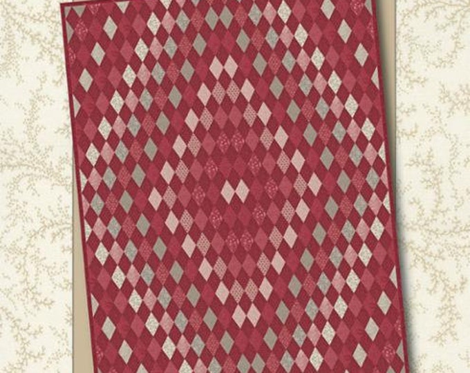 Cranberry Sparkler Quilt Pattern by Sarah J for Moda Featuring ...