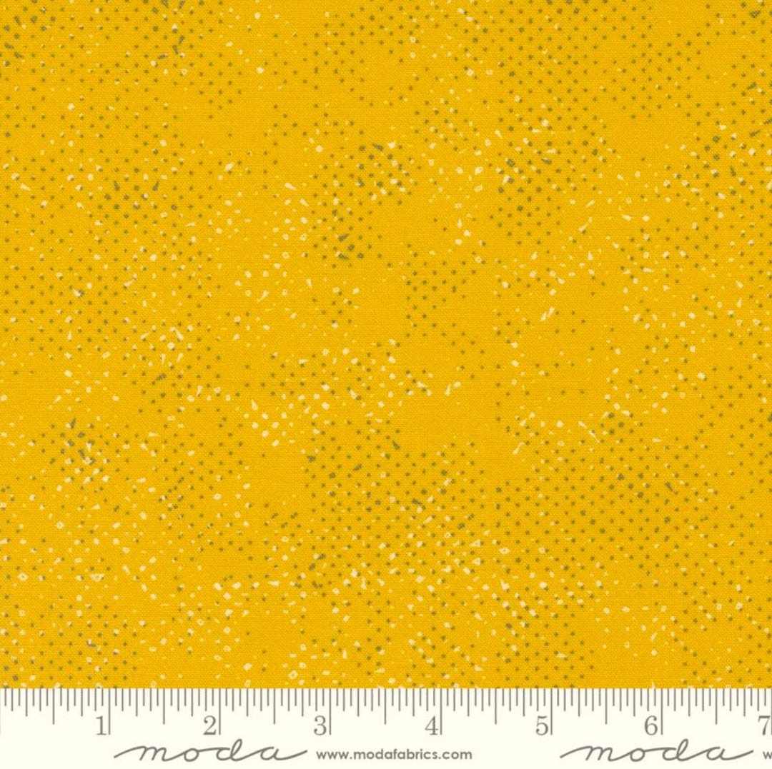 Moda Spotted in MUSTARD (1660 136) - by Zen Chic for Moda - Sold by the ...