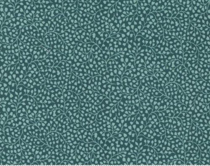 Moda CHELSEA GARDEN - Ambling Vine in Peacock (33748 13) - Sold by the ...