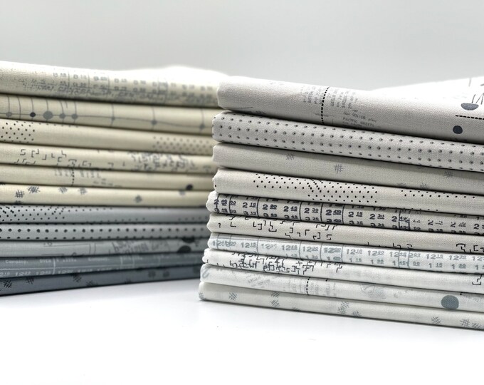 Modern Backgrounds EVEN MORE PAPER Fat Quarter Bundle by Zen Chic for ...