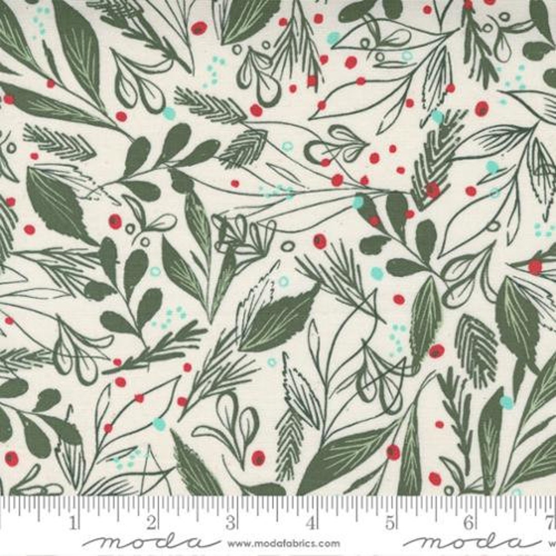 CHEER & MERRIMENT Winter Foliage in Natural 45534 11 by - Etsy