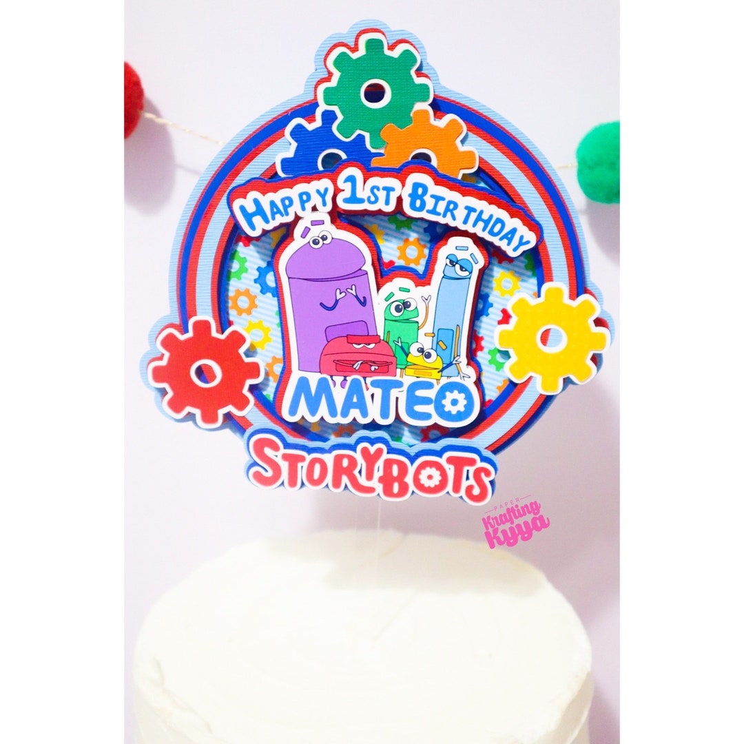Storybots Cake Topper Cake Decoration - Etsy