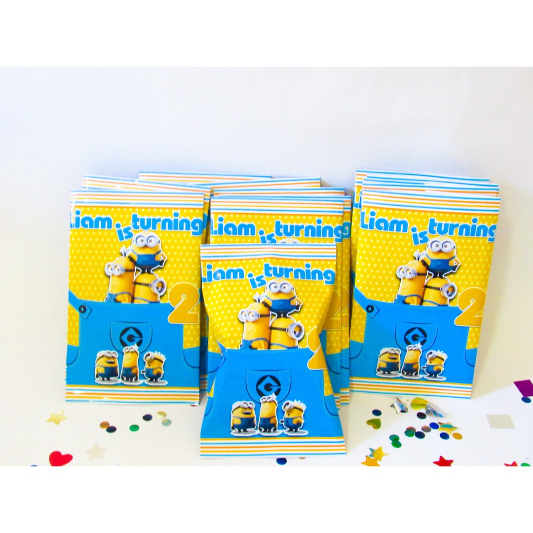 Custom Minions Chip Bags - Etsy