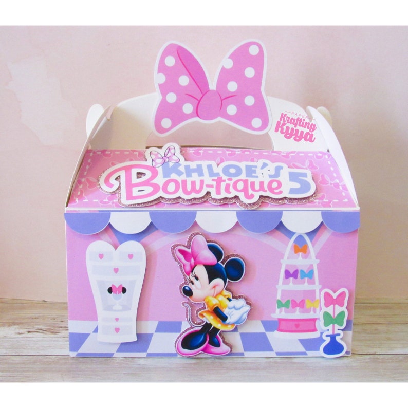 Mouse Bowtique Gable Boxes Treat Boxes for Party Favors - Etsy