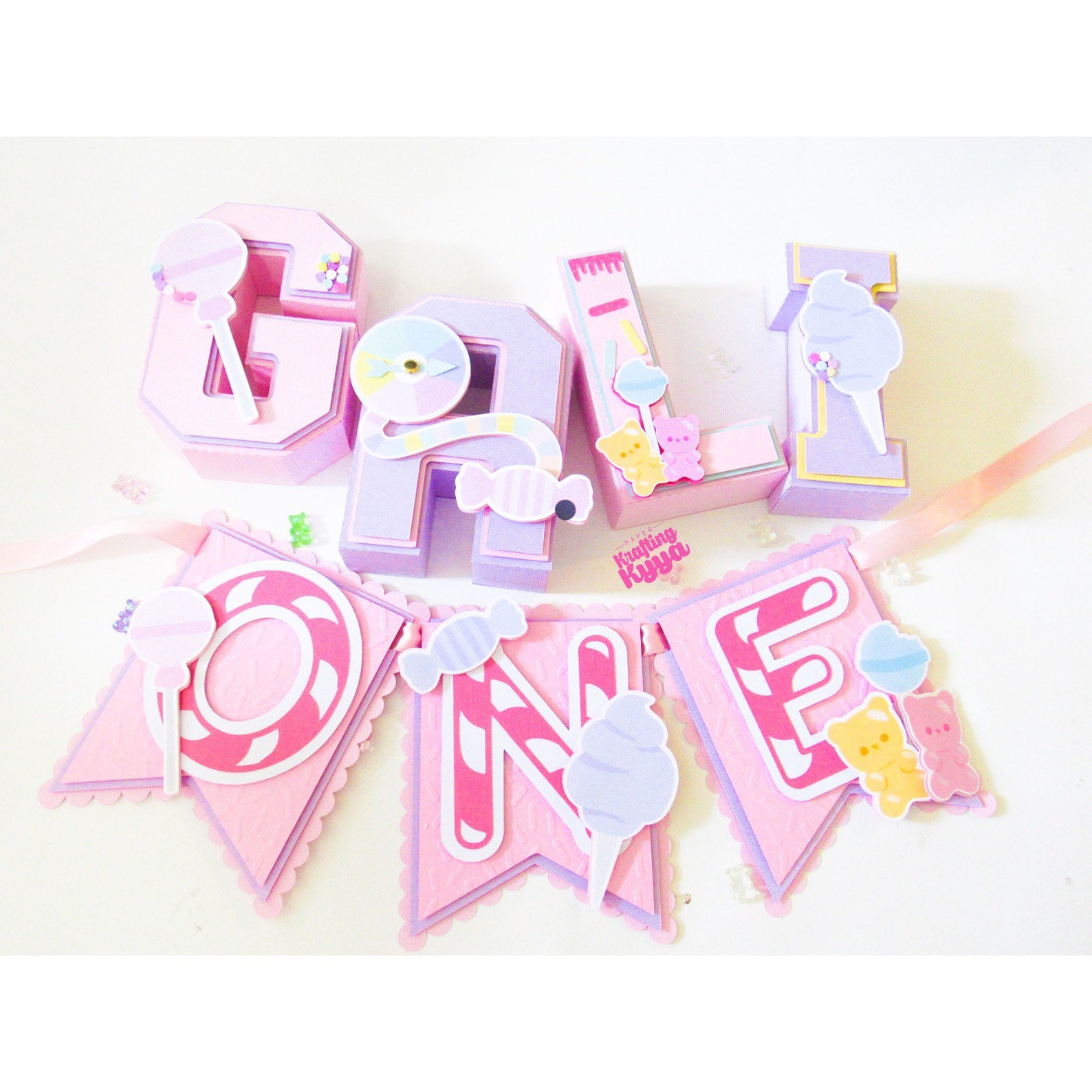 Candyland 3D Letters - Etsy