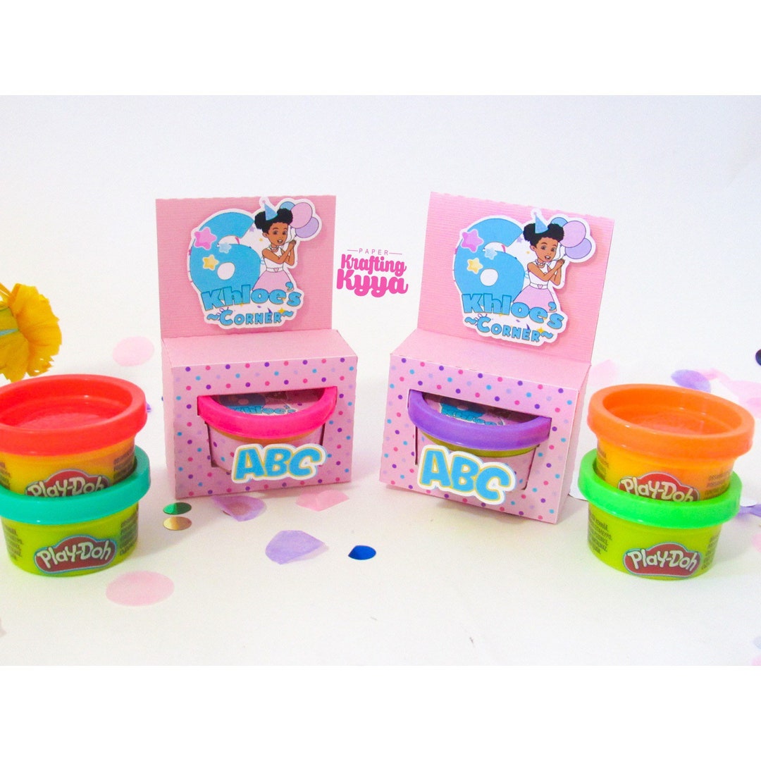 Gracie Girl Custom Treat Box Doh Box Box Party Favor Box for Kids Party ...