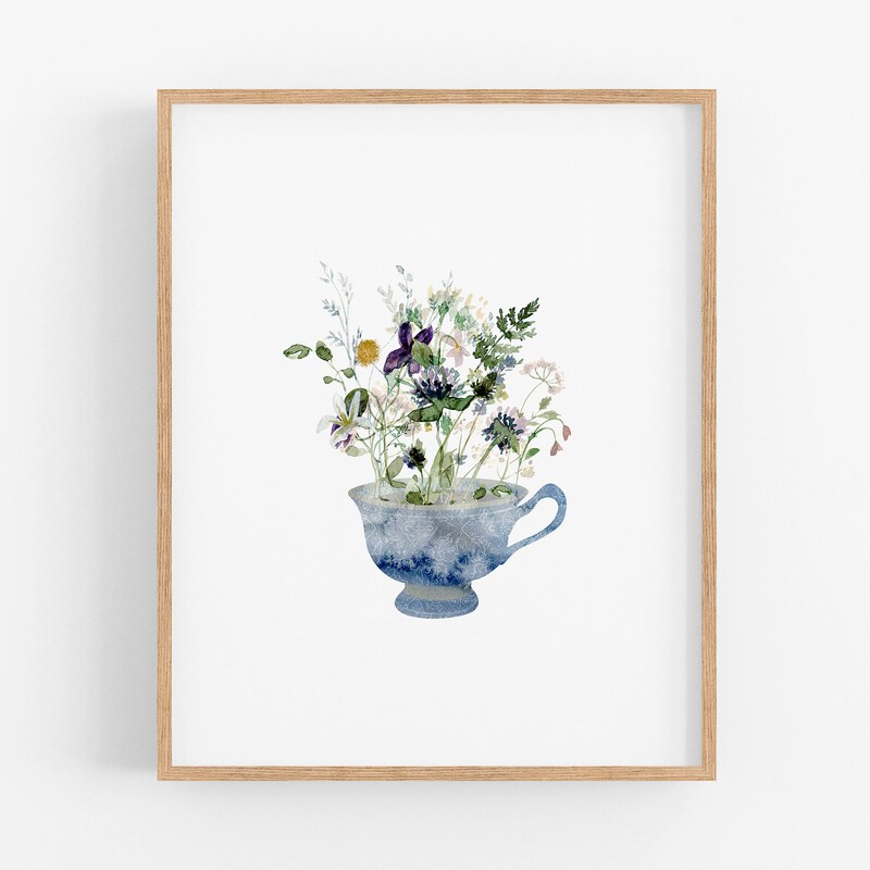 Teacup Art Print - Etsy