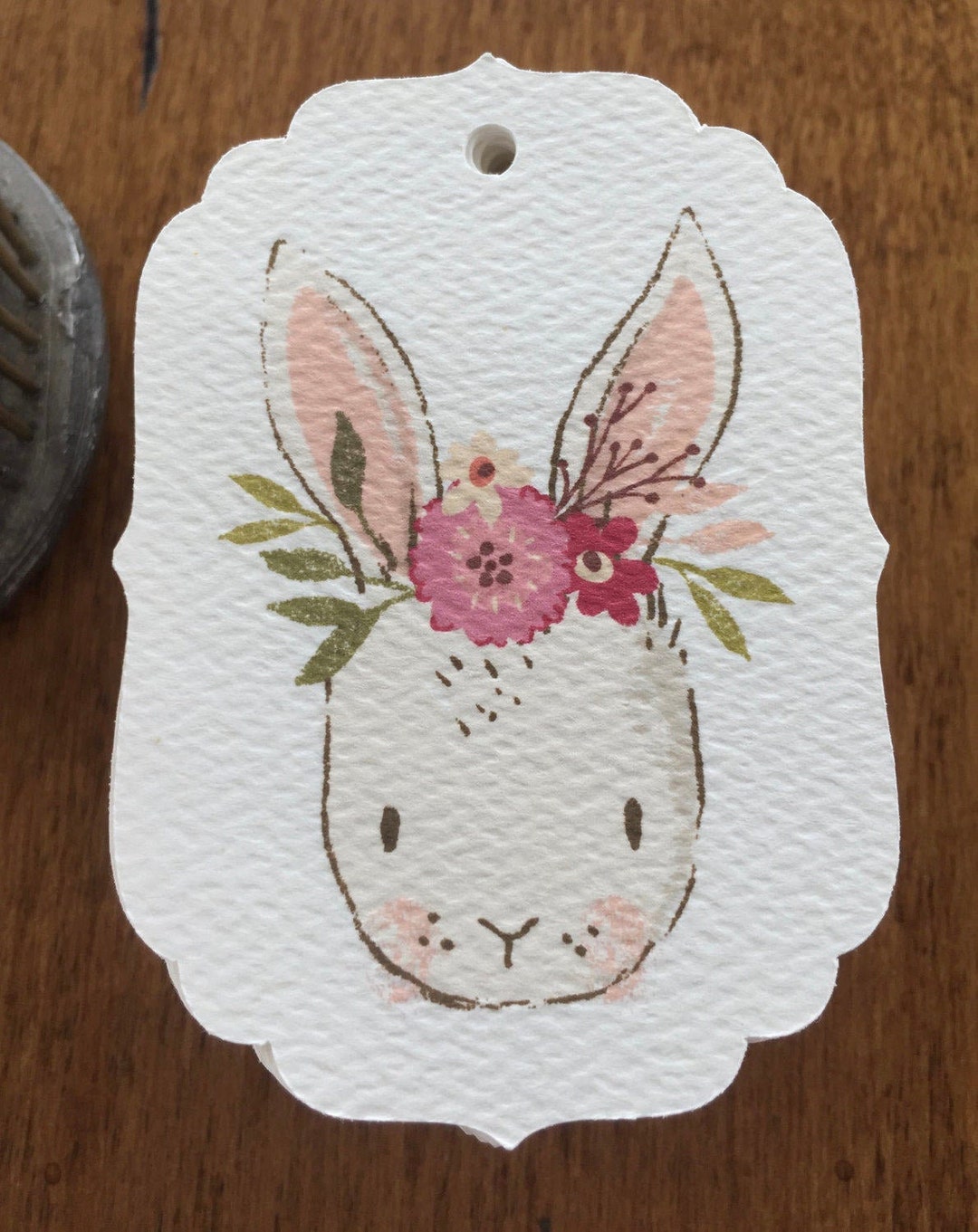 12 Sweet Bunny Gift Tags, Easter Gift Tags, Spring Gift Tags, Favor ...