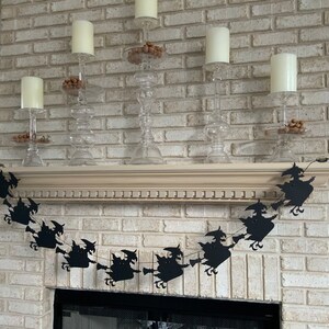 Wanda Witch Garland, Black Witch Banner, Witch Garland, Halloween ...