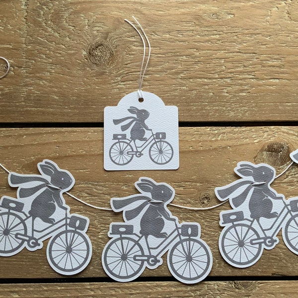 Bunny on Bike - Etsy