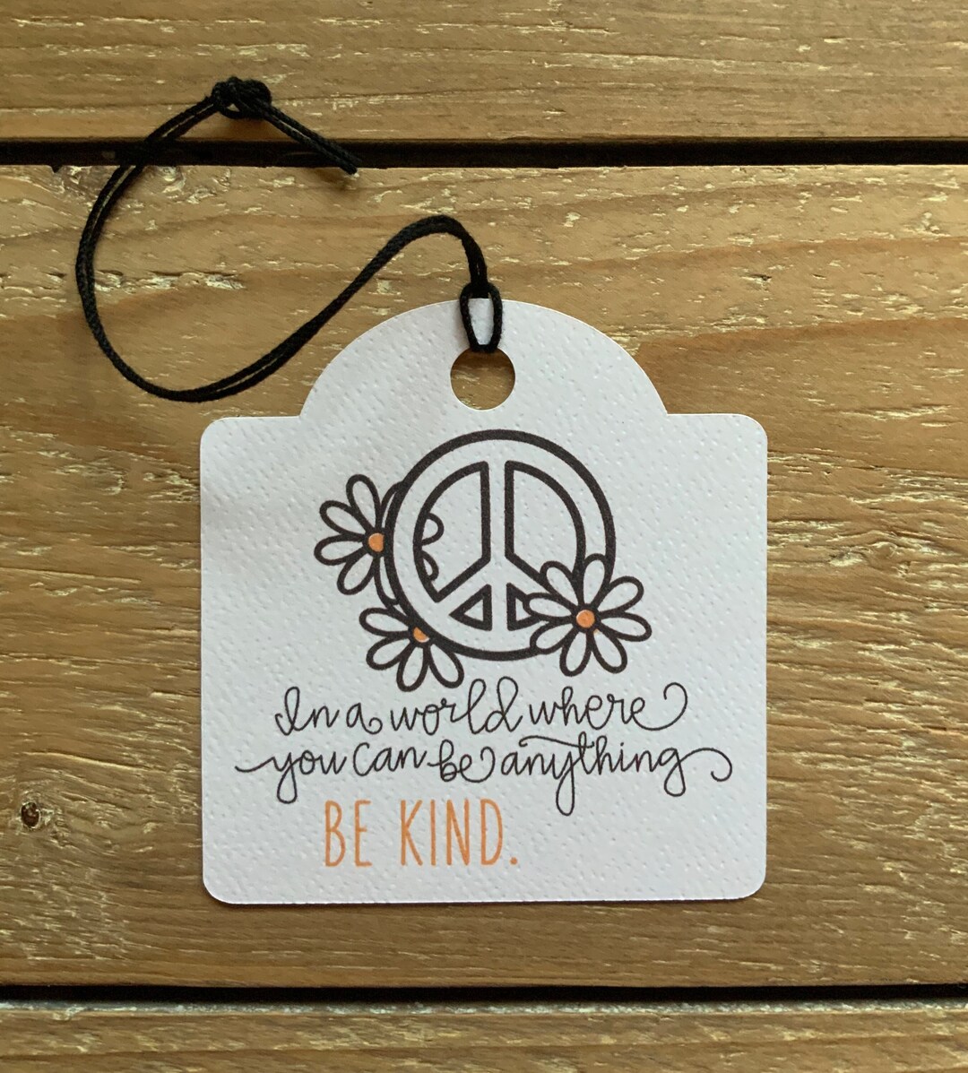 9 Kindness Tags, Peace and Happiness Tags, Be Kind Tags, Birthday Favor ...