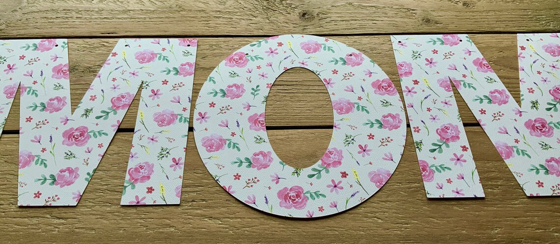 MOM Banner 2-sided/reversible Mother's Day Banner MOM - Etsy