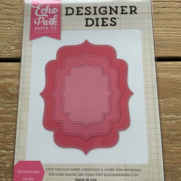 Stitched Labels Dies - Etsy