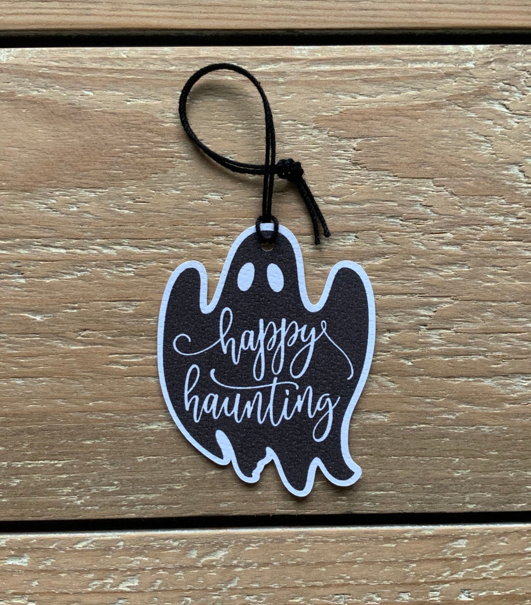 12 Happy Haunting Ghost Tags, Trick or Treat Tags, Happy Halloween Gift ...