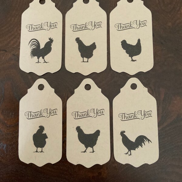 Chicken Thank You Card - Etsy