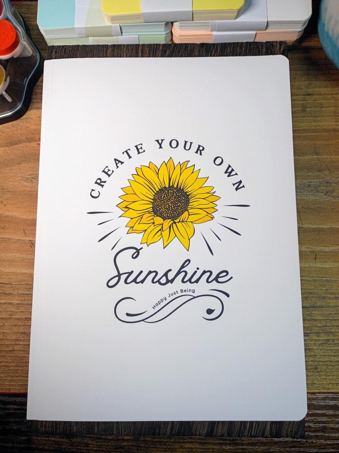 Create Your Own Sunshine Blank, 8" X 6", Lined Notebook Journal - Etsy