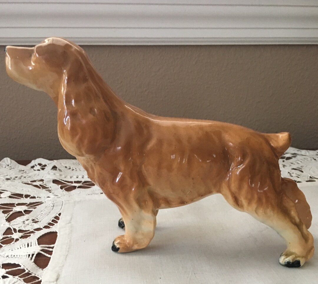 Vintage Porcelain Cocker Spaniel - Etsy