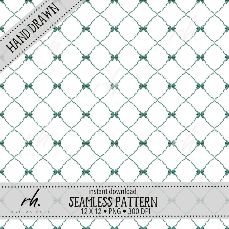 Blue Lattice Fabric - Etsy