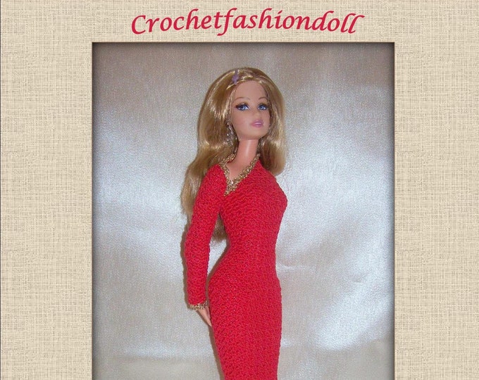 PDF Red Fire Dress english Pattern - Etsy