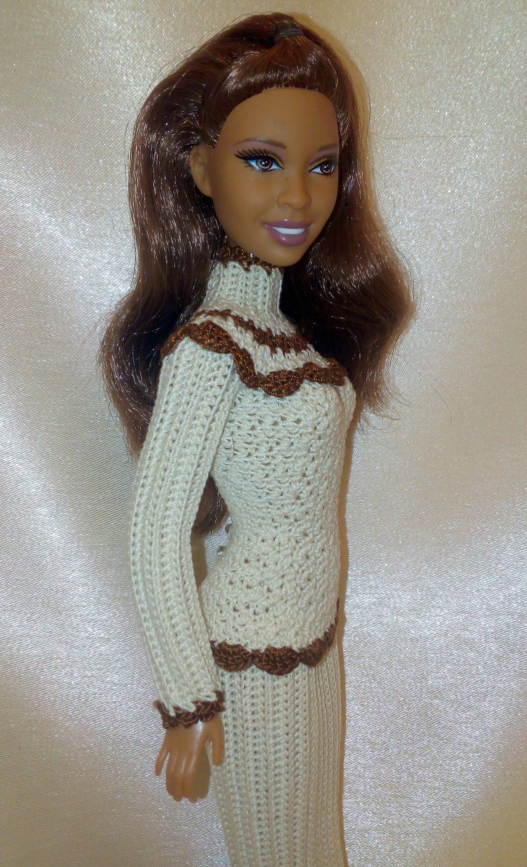PDF Barbie Cream and Brown (english Pattern) - Etsy
