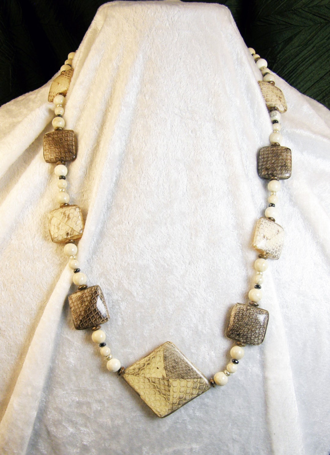 Eel Skin Beads You Won't See Every Day - Etsy