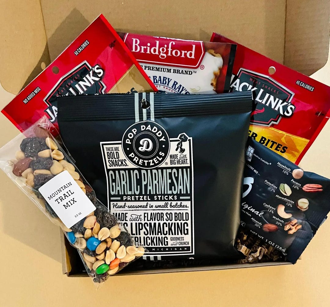 Get Well Soon After Surgery Recovery Gift Box for Men, Snacks, Beef ...