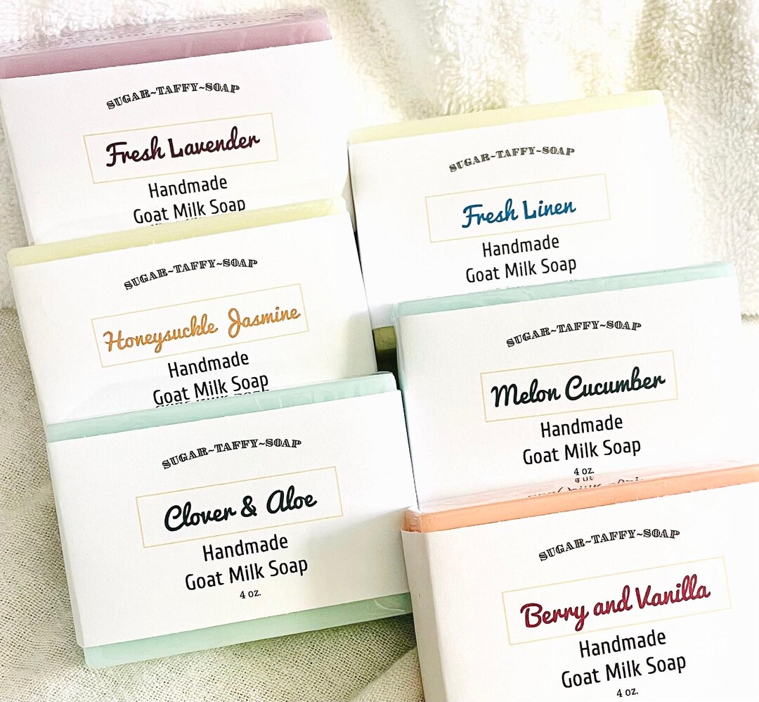 Gentle Goat Milk Bar Soap, Creamy Lather Soap for Body and Face Soaps ...