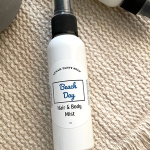 Body Spray Beach Day, Summer Body Spray, Beach Lover Gift for Her ...