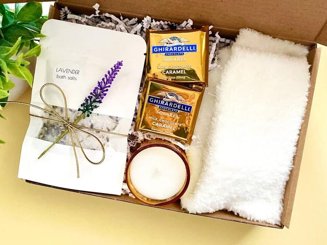 Lavender Gift Set, Lavender Care Package, Self Care Gift Set for Her ...