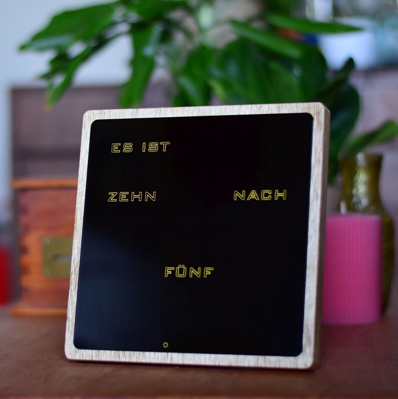 Multicolor Word Clock RGB Led German Wordclock Deutsch Uhr - Etsy