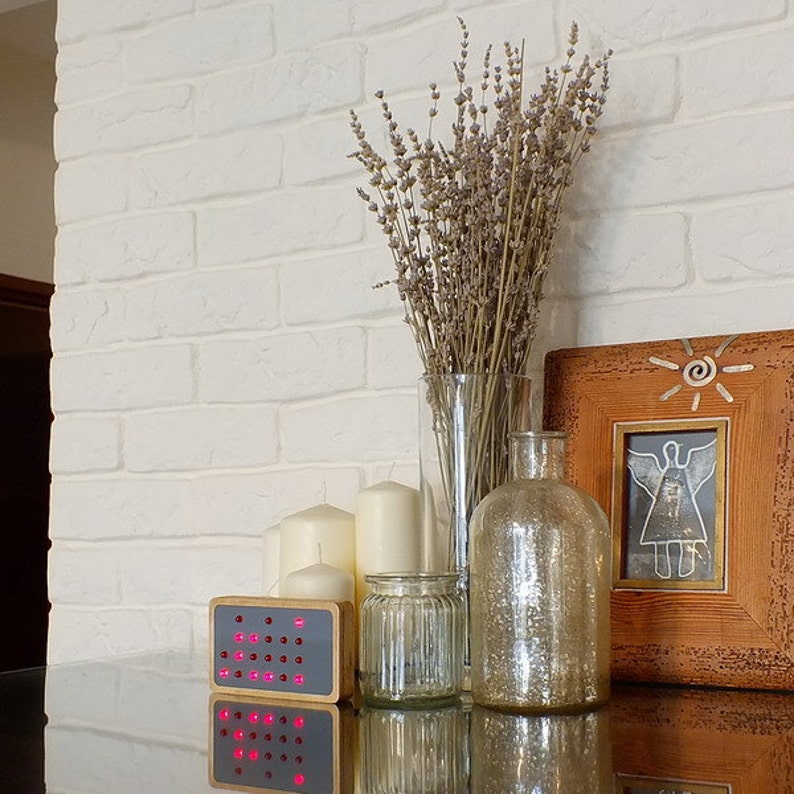 Binary Clock 24-hour Clock RED LED Choose Your Front Color - Etsy