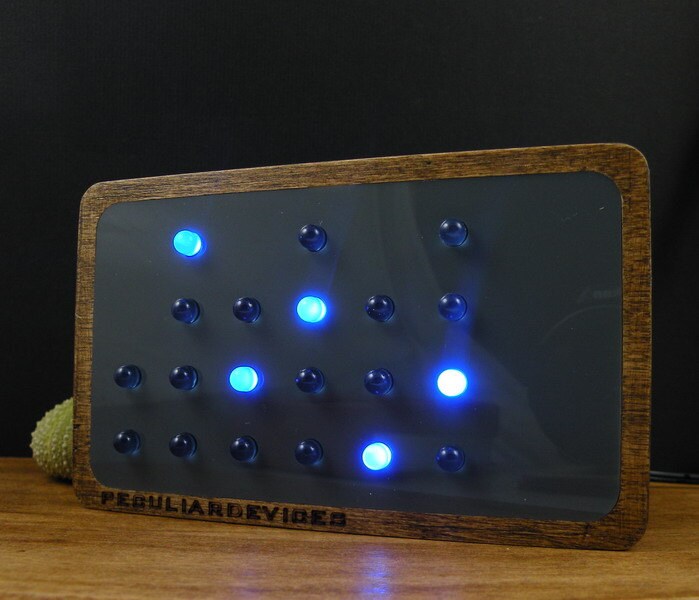 Binary Clock, 24-hour Clock, BLUE LED, Choose Your Front Color ...