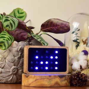Binary Clock, 24-hour Clock, BLUE LED, Choose Your Front Color ...