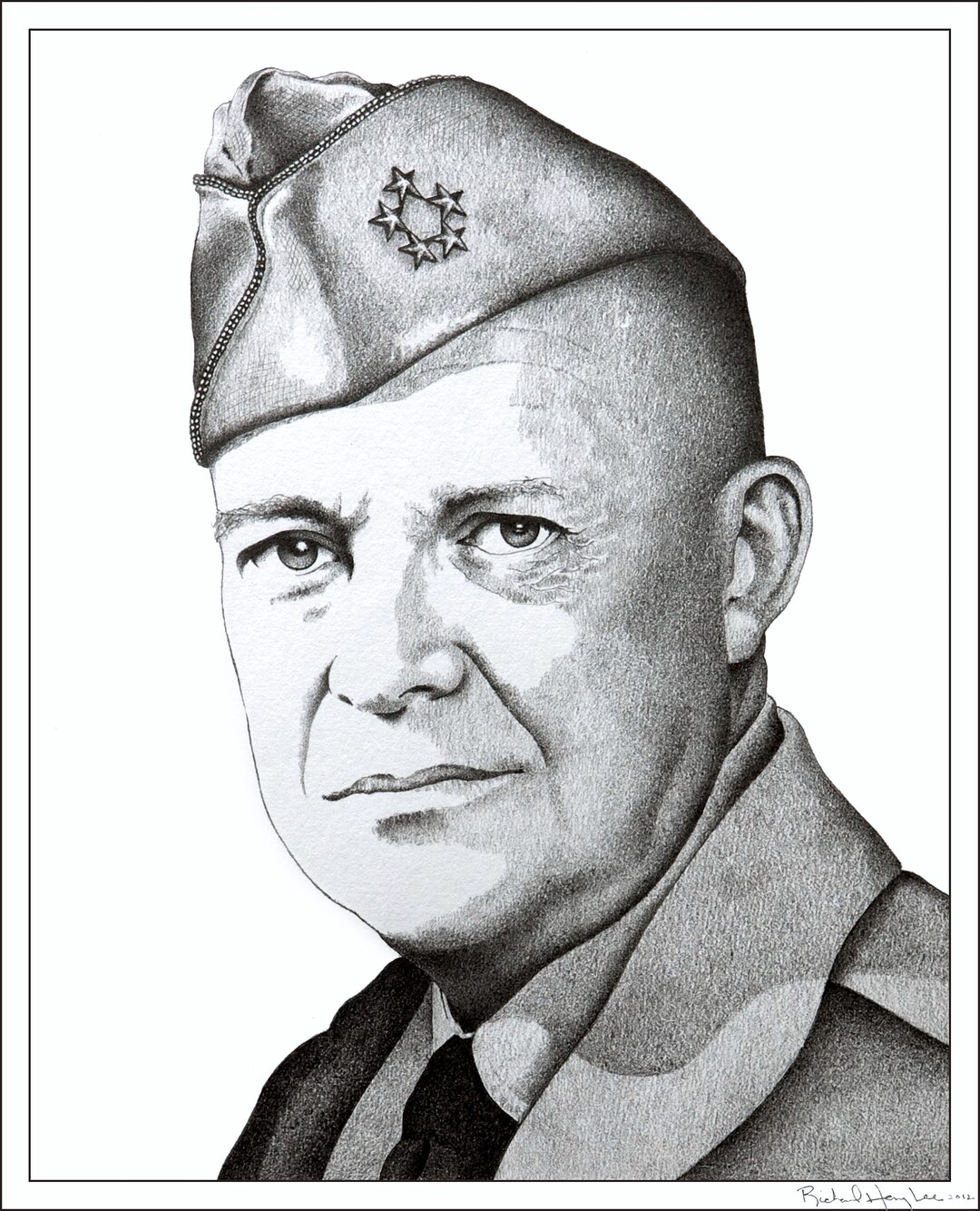 General Eisenhowser, Dibujo original del general Eisenhowser - Etsy España