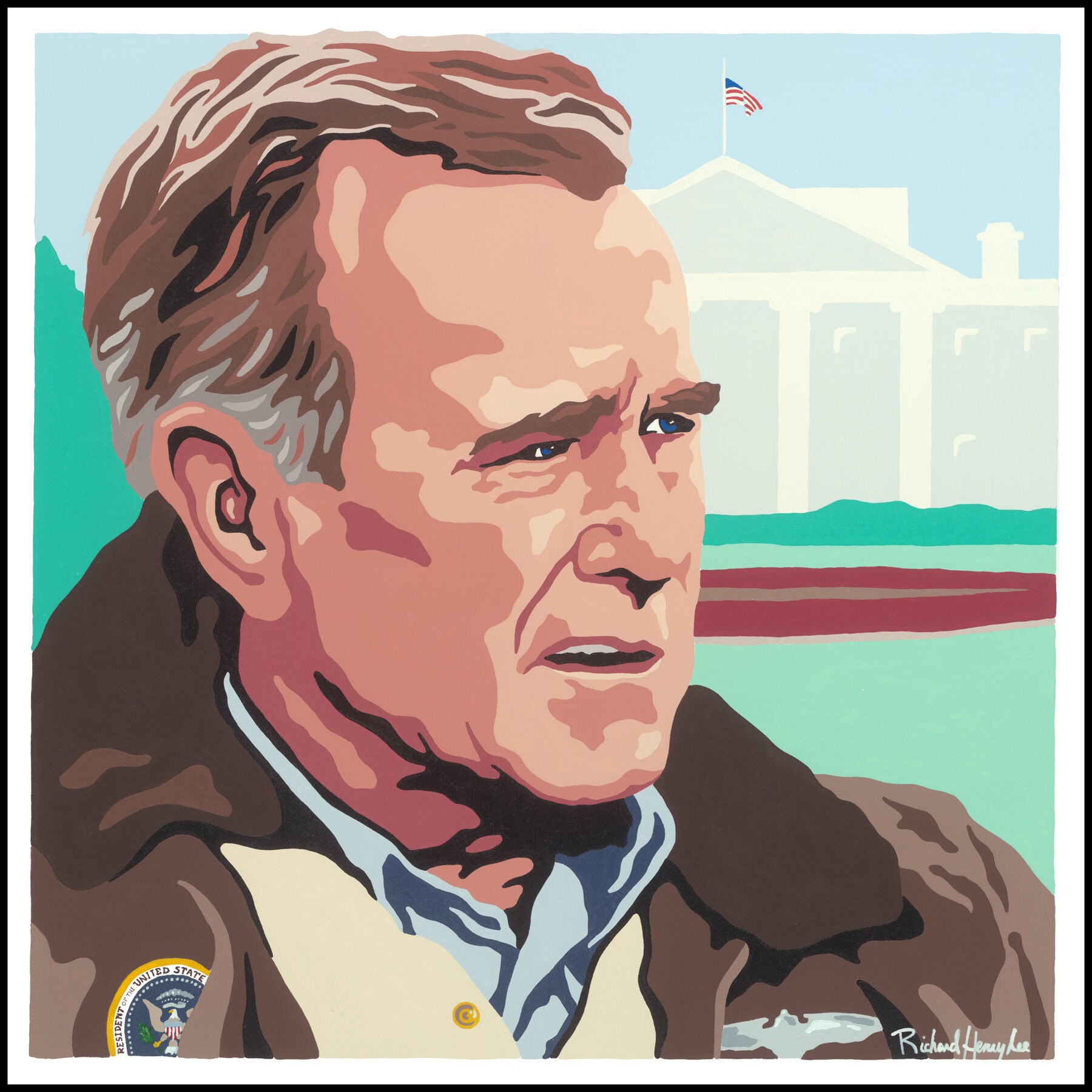 Bush 41 Custom Print - Etsy